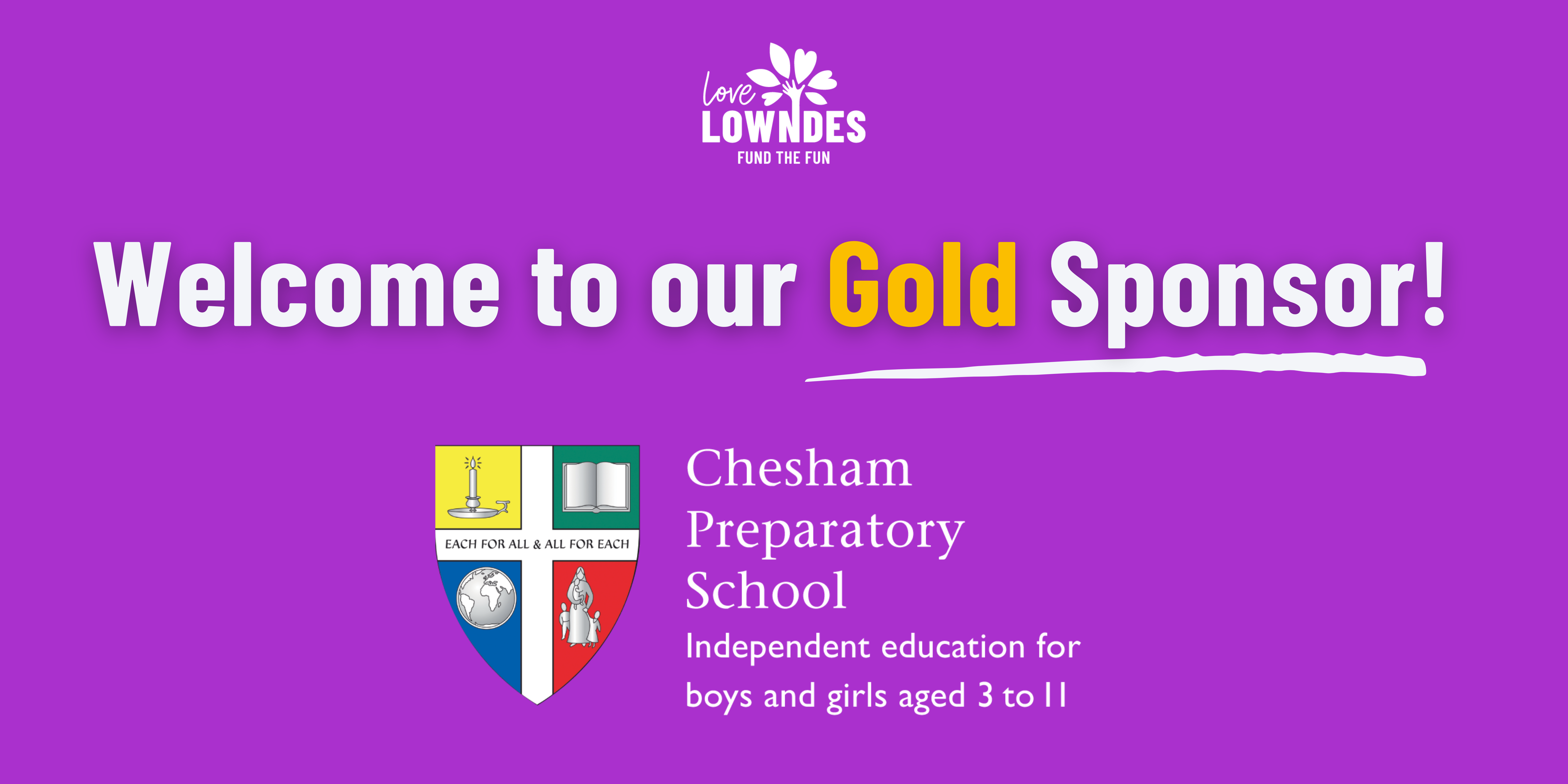 Love Lowndes welcomes Chesham Prep School as a Gold Sponsor - Friends ...
